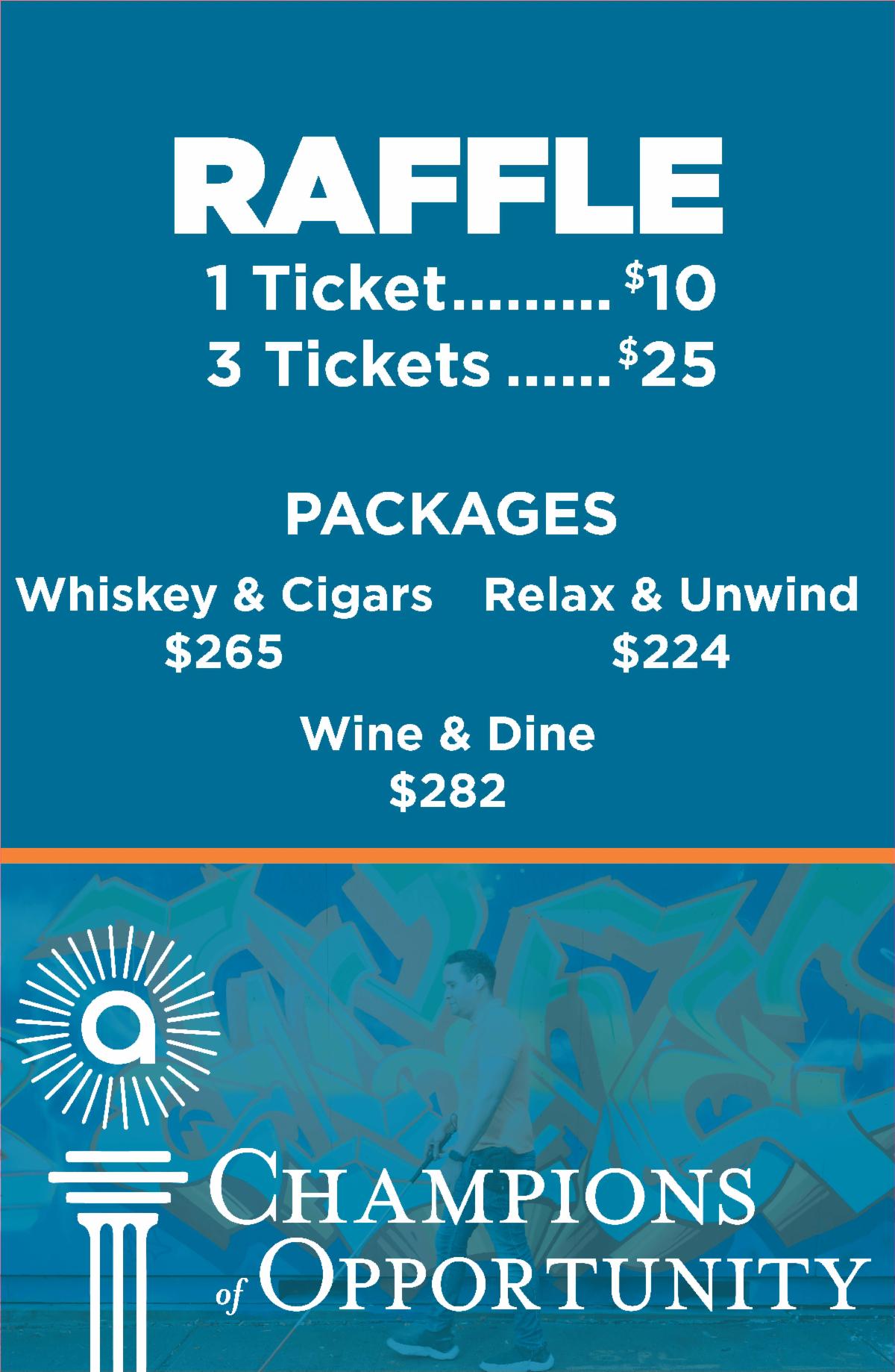 Raffle Packages: Champions of Opportunity