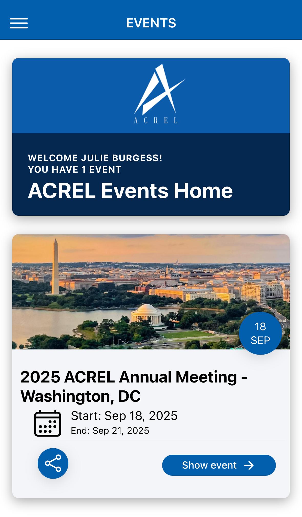 2025 ACREL Annual Meeting: What to Pack, Meeting App, and More!