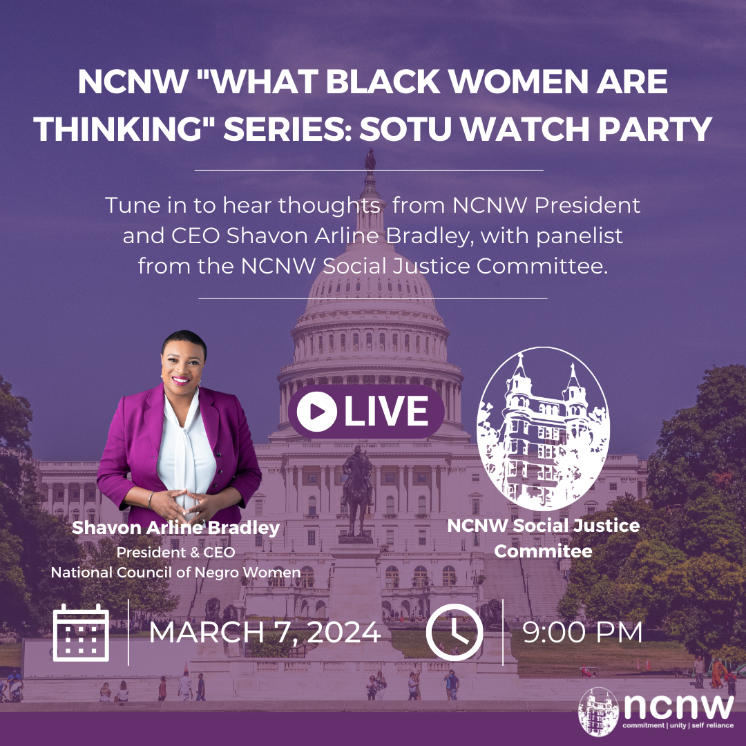 SAVE THE DATE: NCNW State of the Union Watch Party