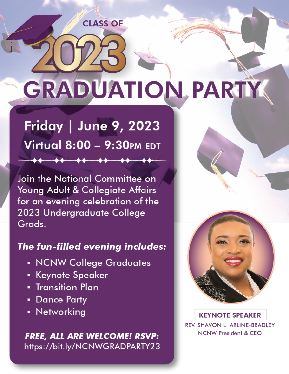 Register for NCNW Graduation Party 2023!