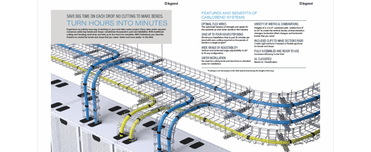 The Freedom for Fast & Flexible Cable Tray Installations
