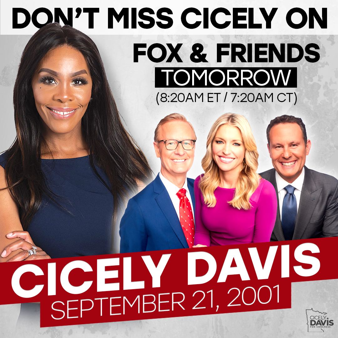 MEDIA ADVISORY: Cicely Davis Joins Fox and Friends