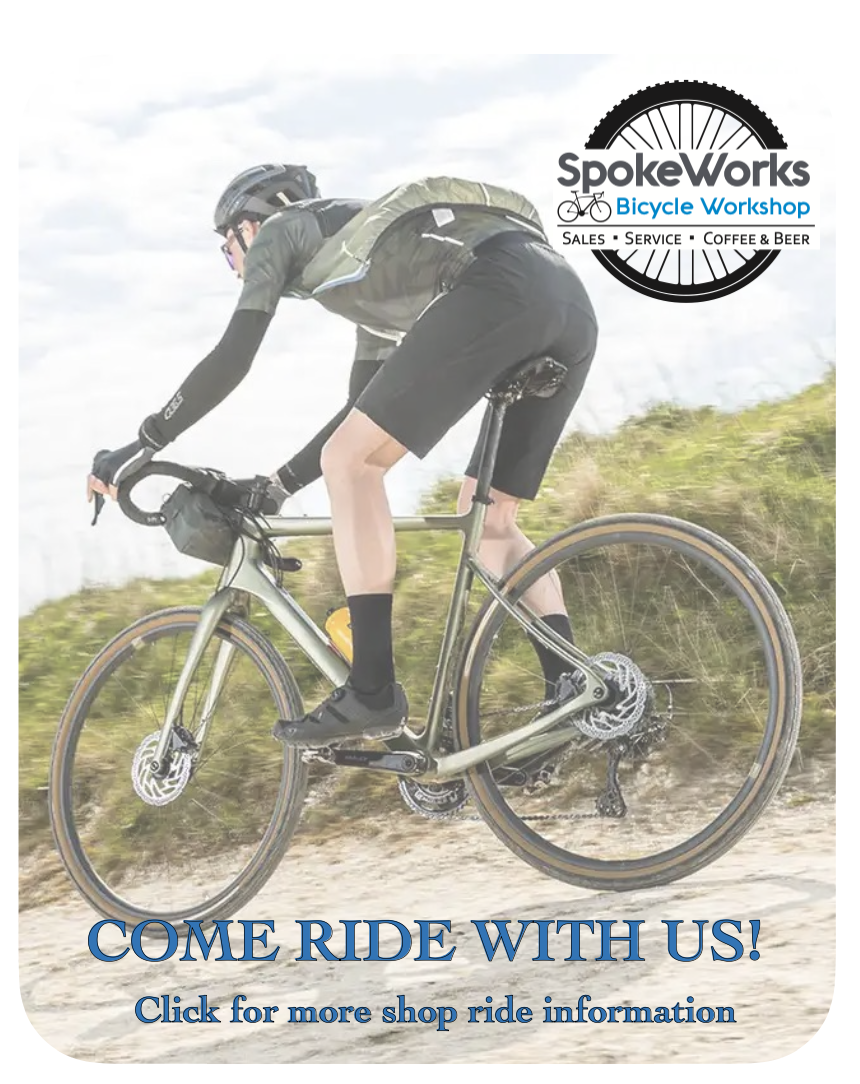 SpokeWorks Bicycle Workshop Weekly Ride Schedule