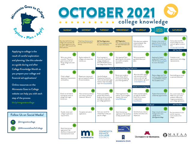 Career and College Readiness eNewsletter - College Knowledge Month