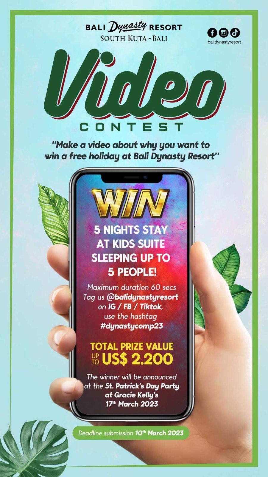 WIN a FREE HOLIDAY at Bali Dynasty Resort!