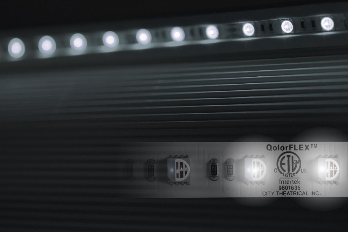 4 Types of QolorFLEX Quad Chip LED Tape