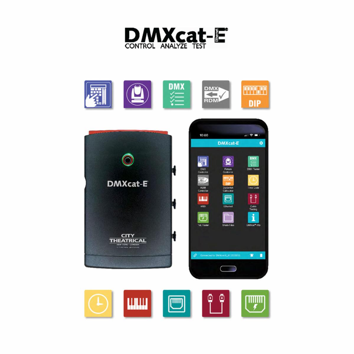 City Theatrical Dealer Alert: DMXcat App Update Adds Flicker Finder for DMXcat-E Users