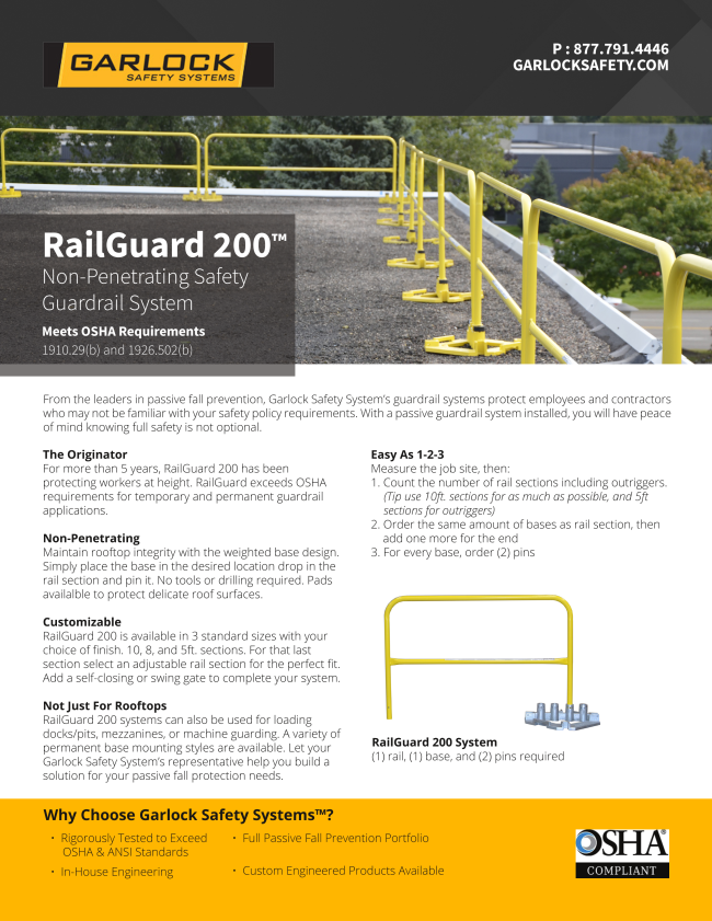 #garlock #garlocksafetysystems #garlocksafety #safety #rails #railing # ...