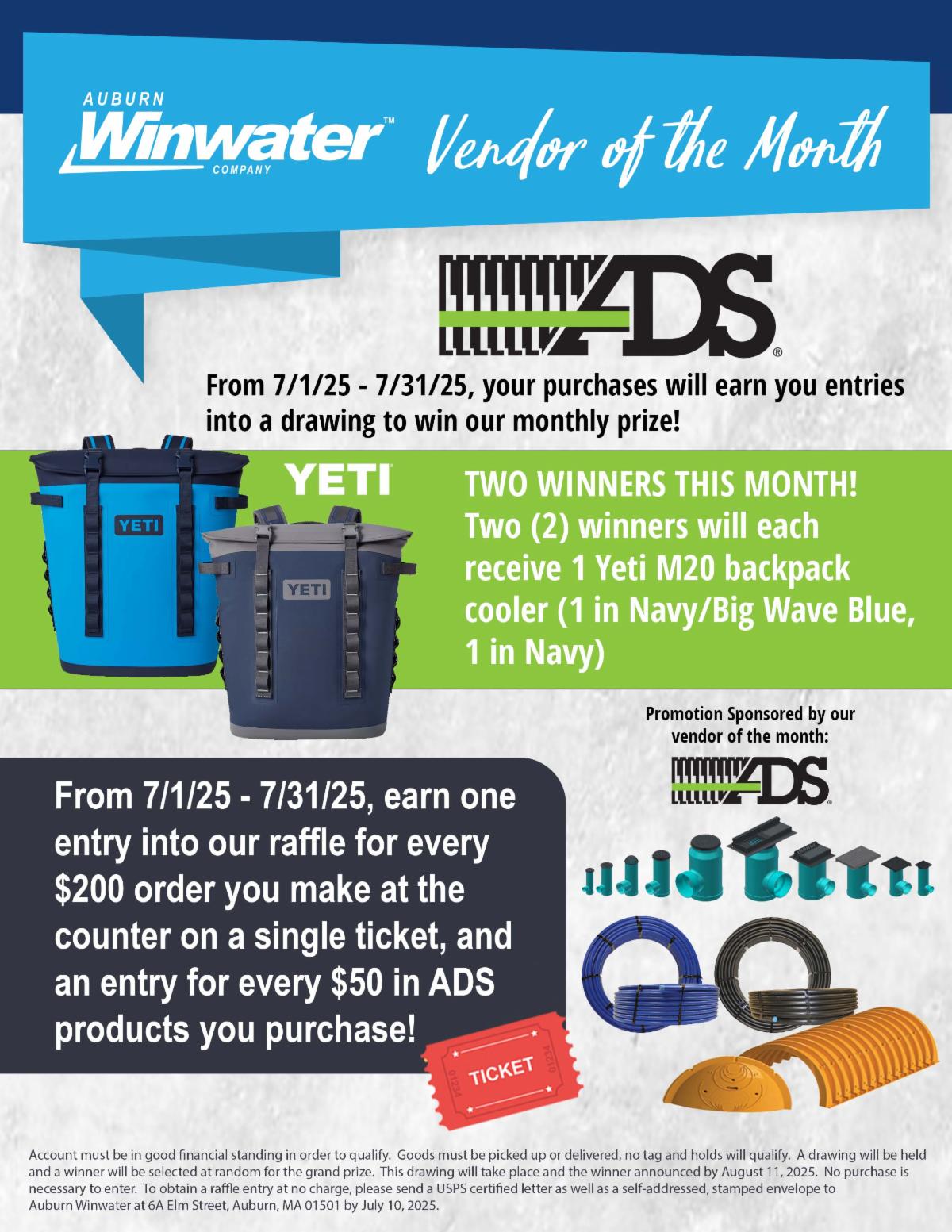 ADS is Our July Vendor of the Month