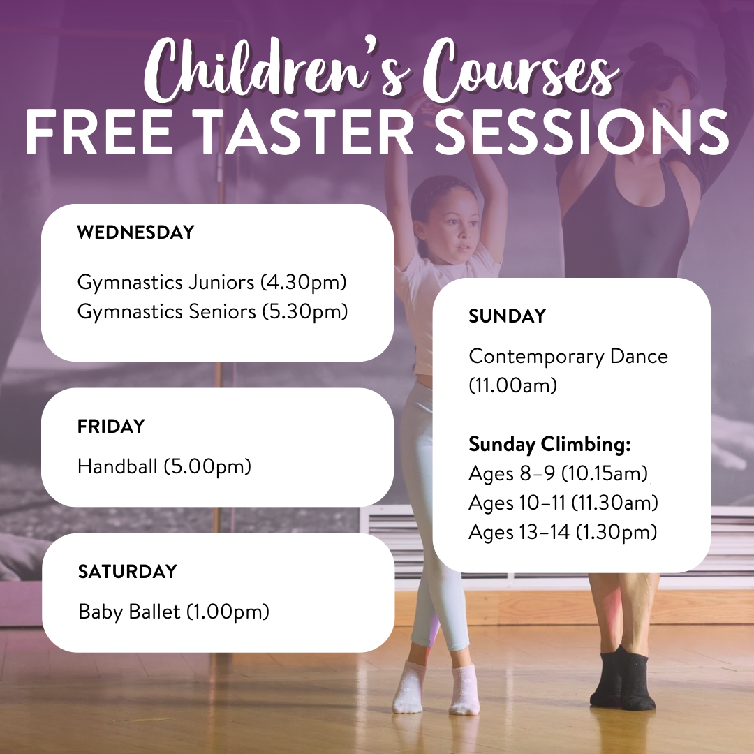 Free Kids’ Taster Sessions This Week