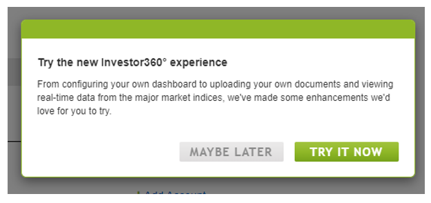 UPDATE: New Investor360° Experience Is Coming July 21