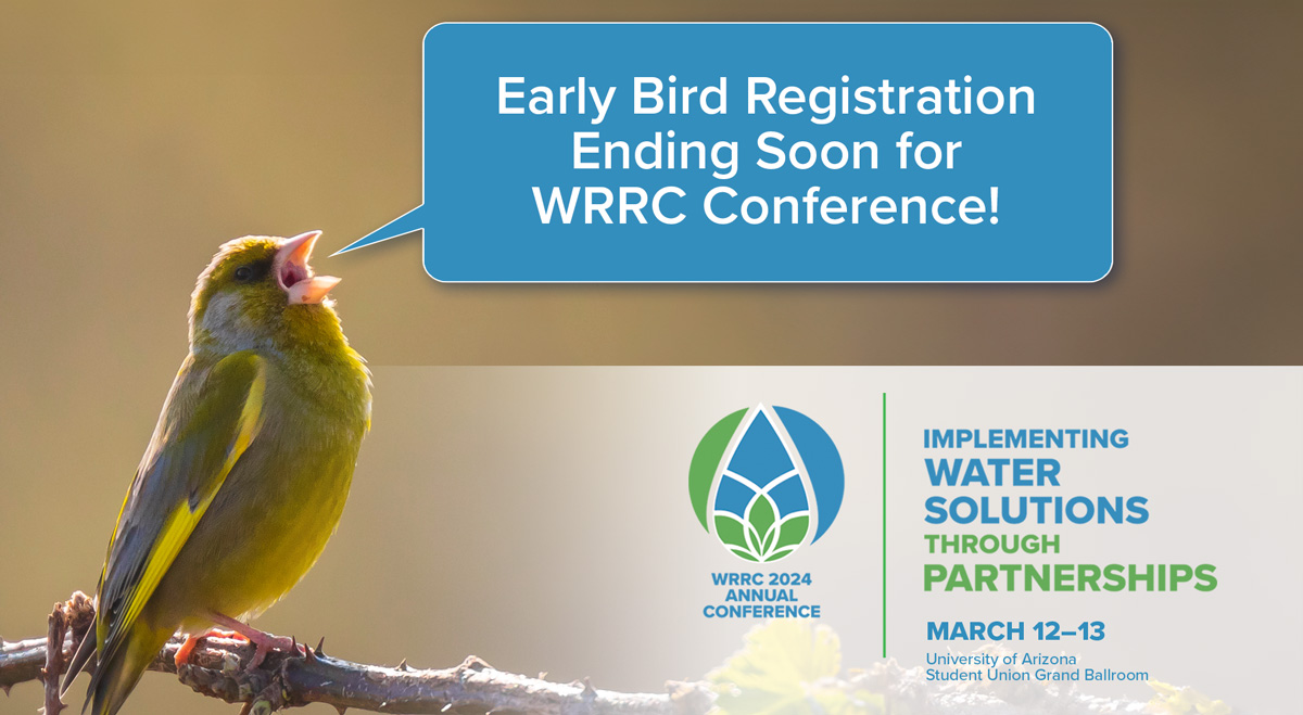 WRRC Weekly Wave: Ending Soon–Early Bird Registration for WRRC Conference