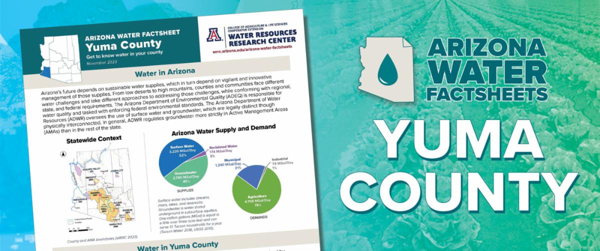 WRRC Weekly Wave: WRRC Releases Yuma County Water Factsheet