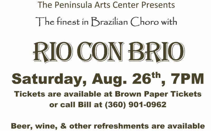Rio Con Brio Brazilian Choro - Carnival on the Peninsula!