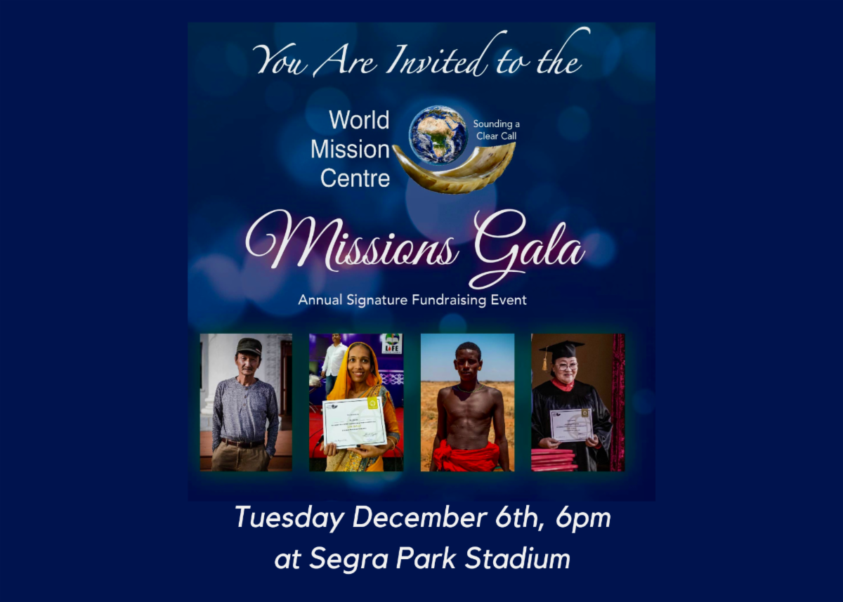 Don't miss our Signature Event- A Missions Gala