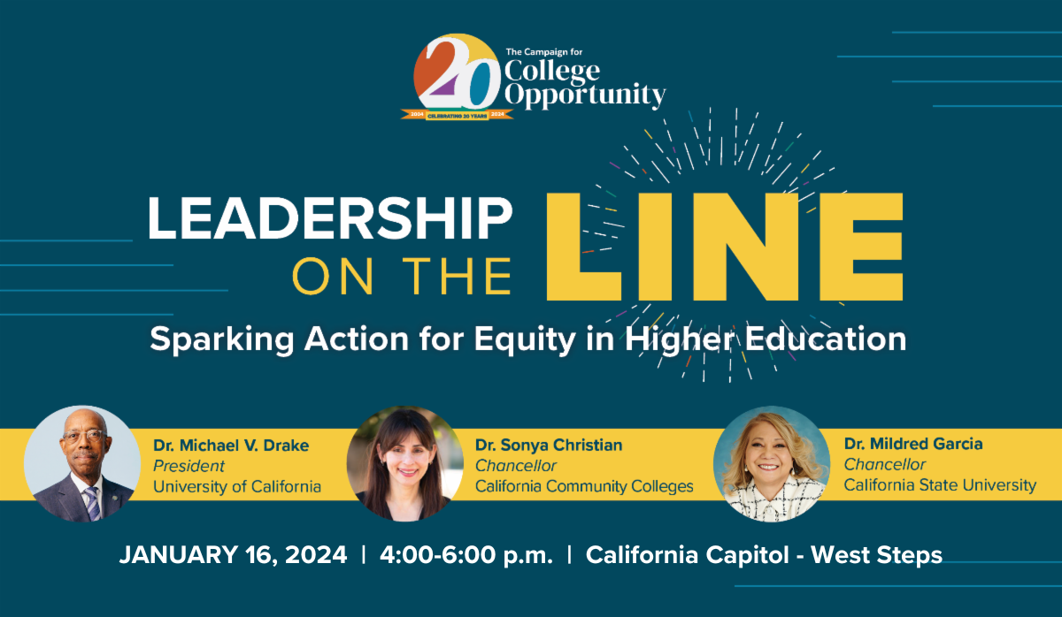 Jan. 16 Leadership on the Line: Sparking Action for Equity in Higher ...