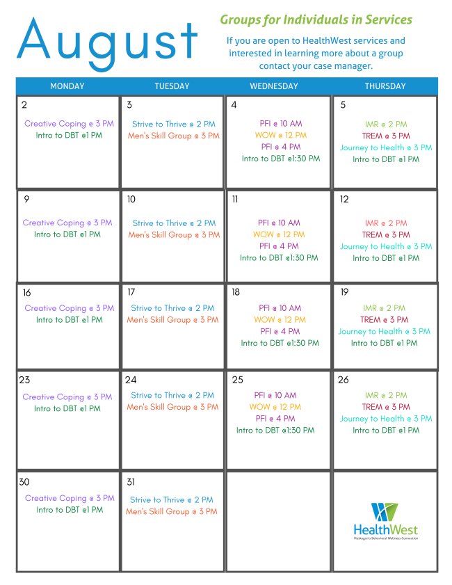 August group calendars have arrived ️