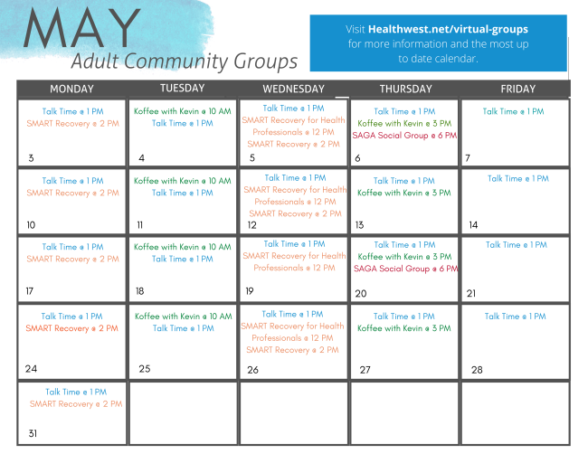 May Group Calendars are Here!