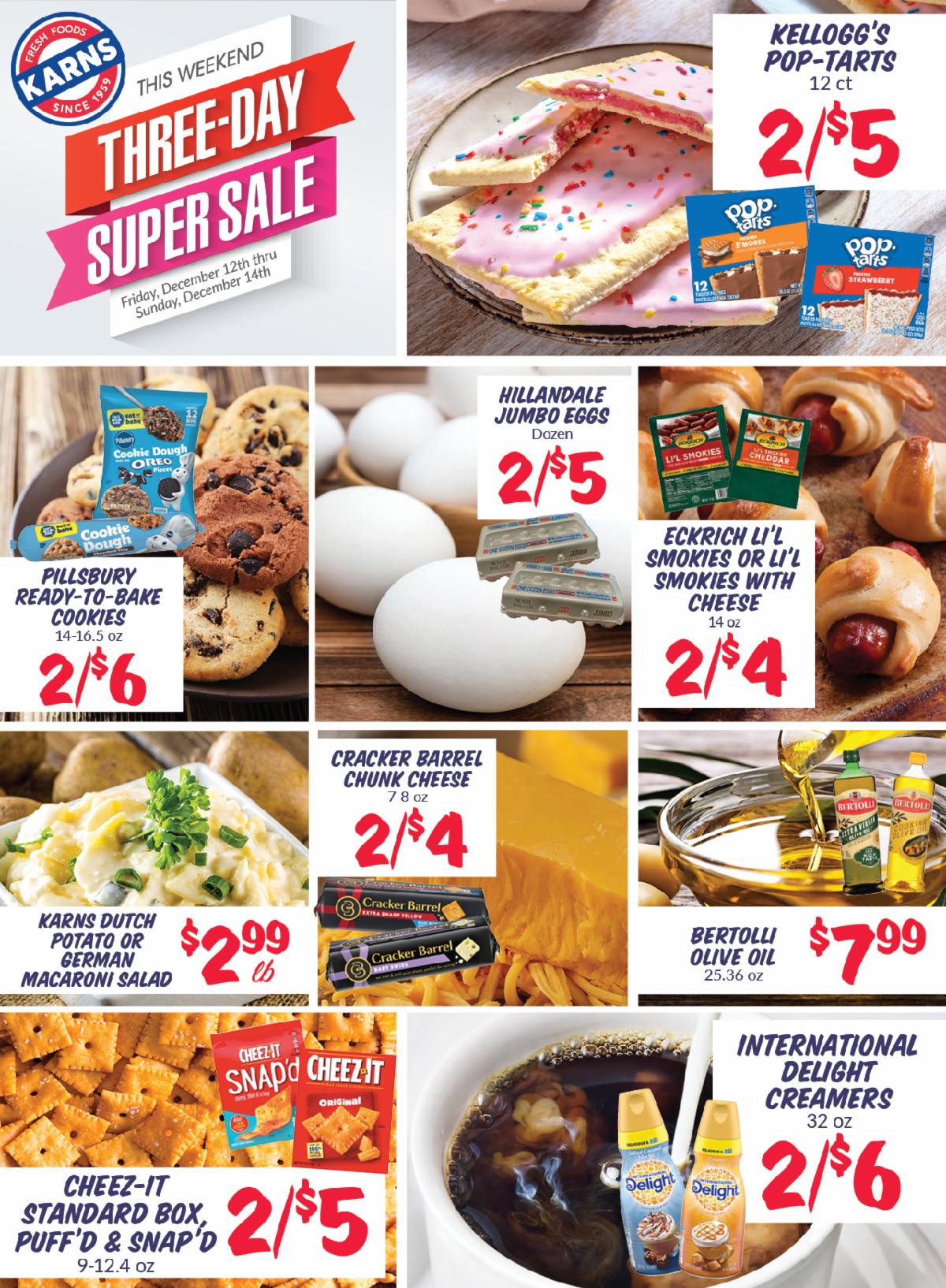 3 Day Super Sale & 12 Merry Christmas Deals