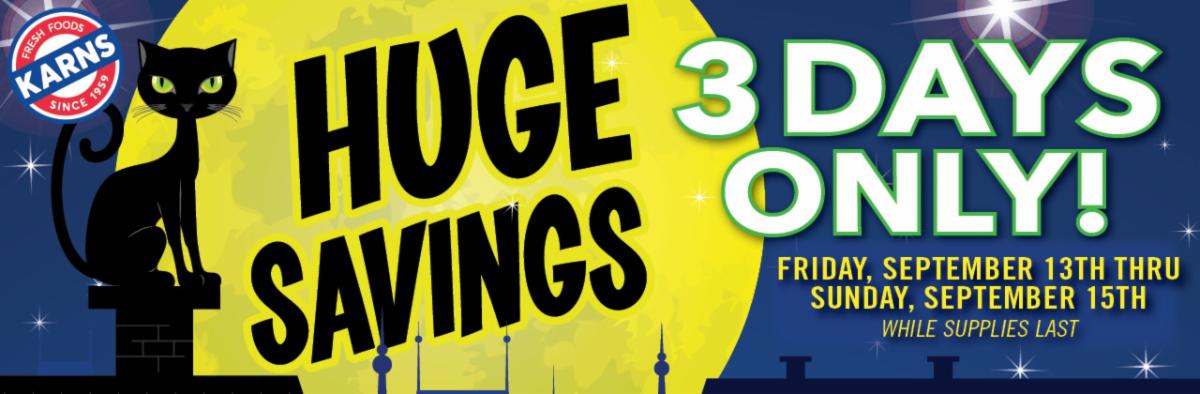 Friday The 13th Weekend Sale!