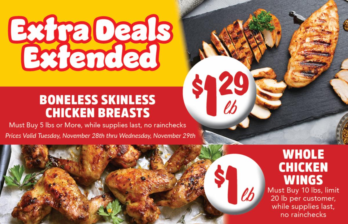 Weekend Wow Chicken Savings Extended!