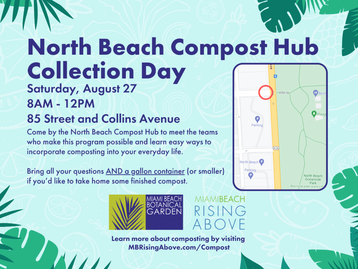 August 27 - North Beach Compost Hub Collection Day