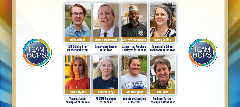 BCPS Staff Bulletin -- And the new BCPS Teacher of the Year is...