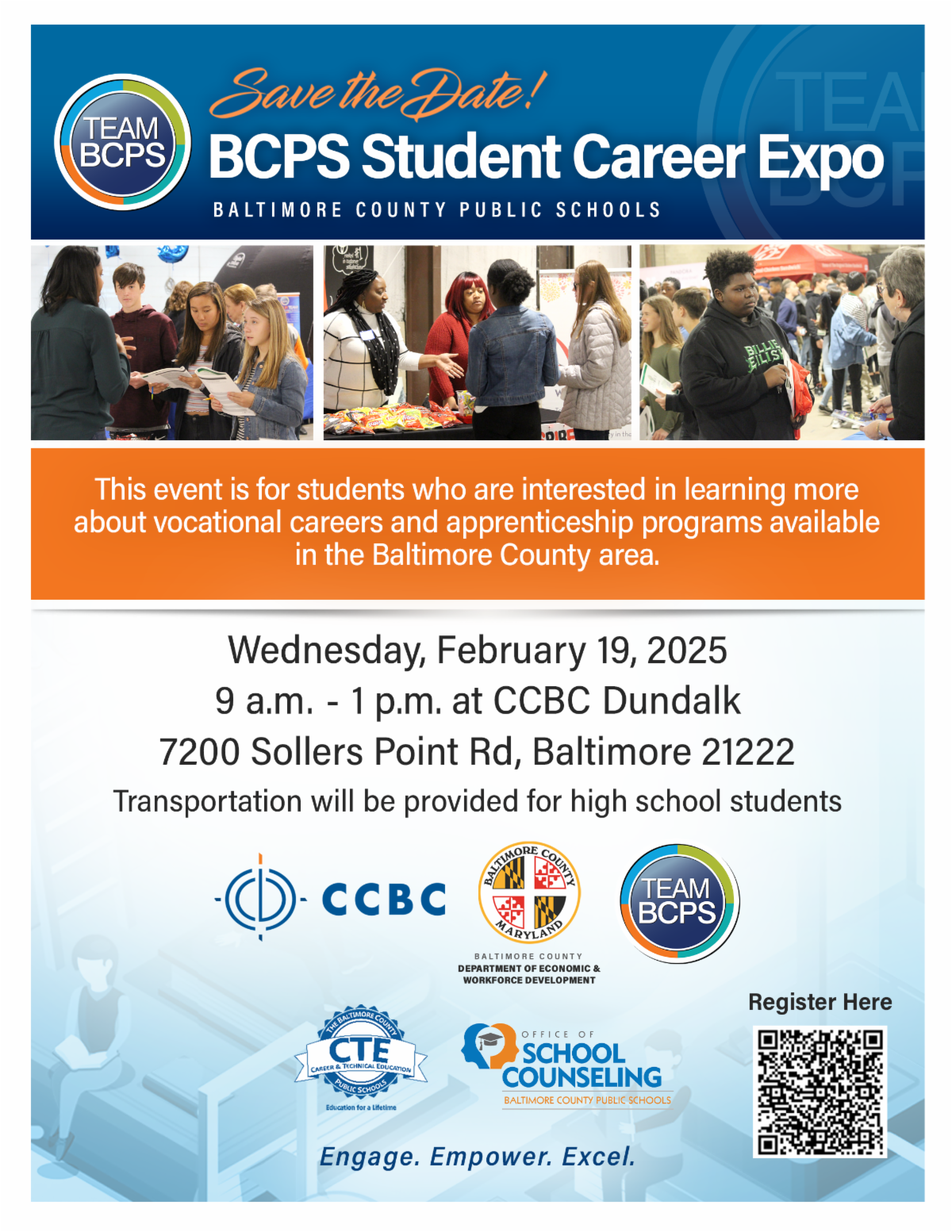 BCPS Staff Bulletin -- BCPS Job Fairs set for March 11, 12, and 13!