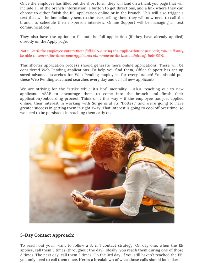 Weekly Tip: New Short-Form Application