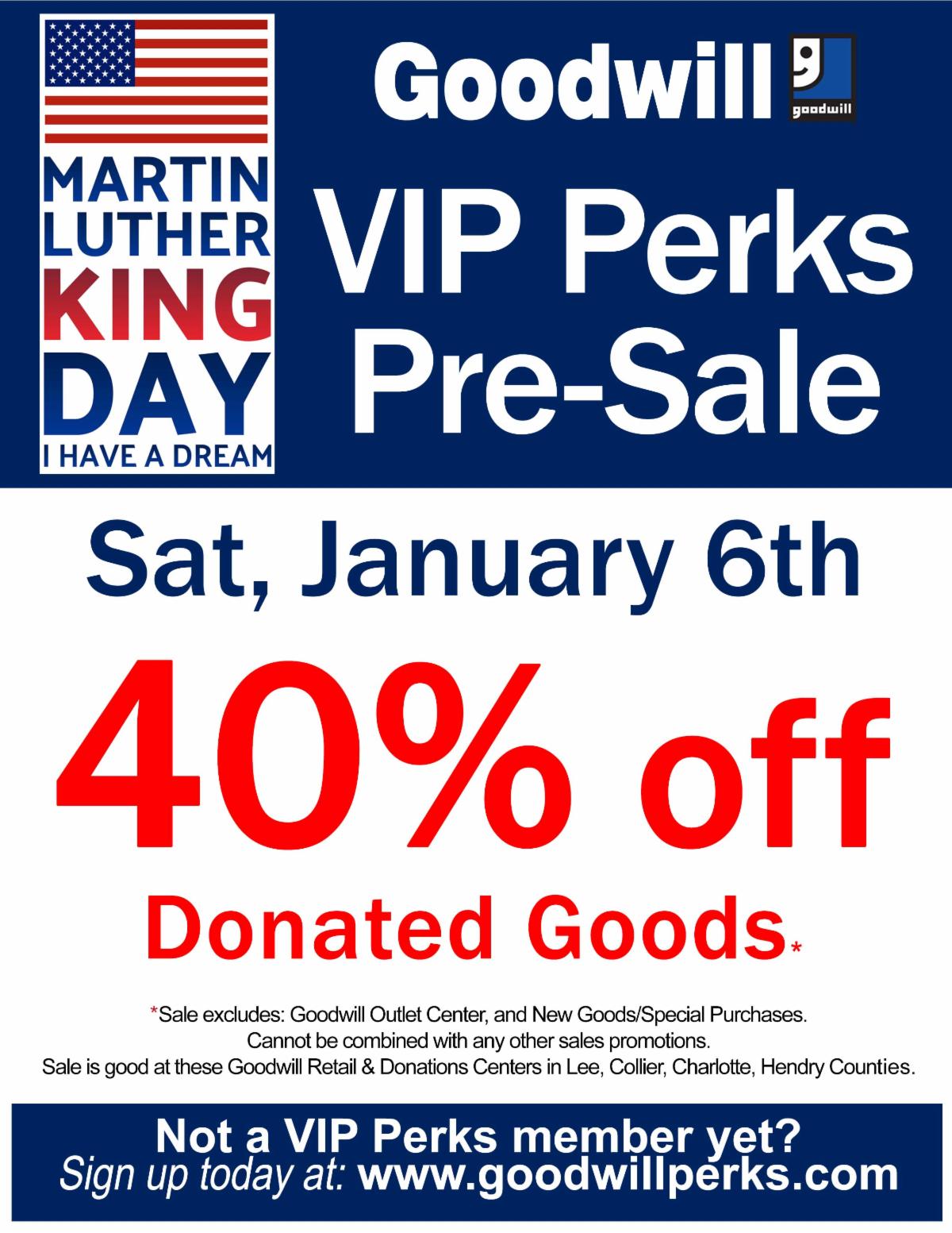 January VIP PERK Sale