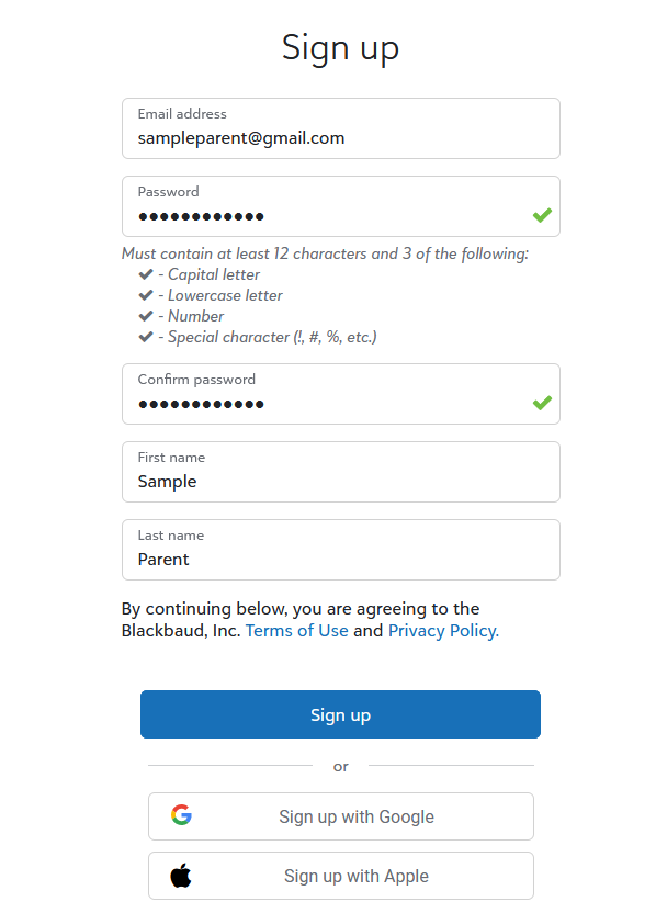 Your Tuition Management Account Set Up