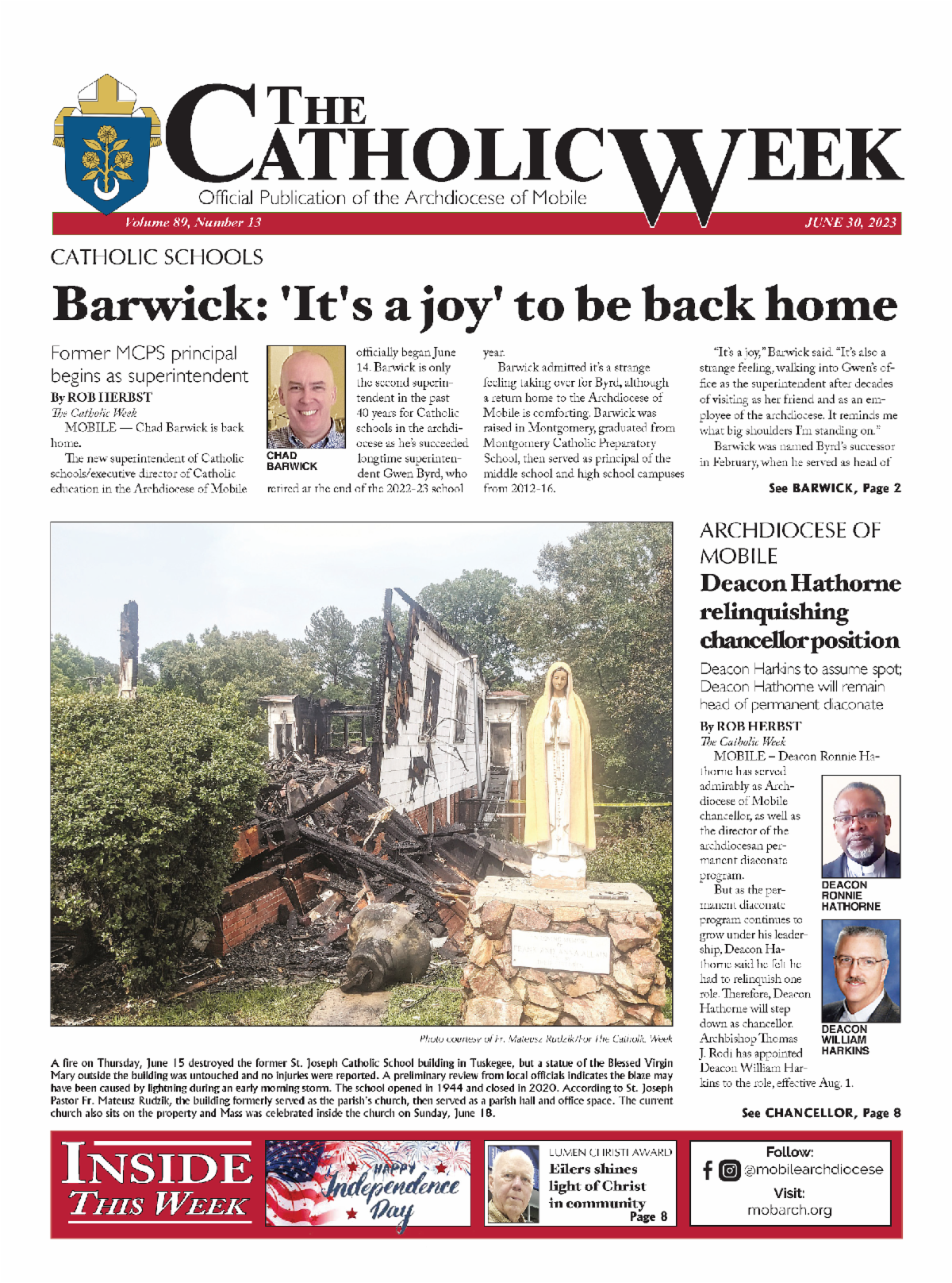 Updated: The Catholic Week Digest