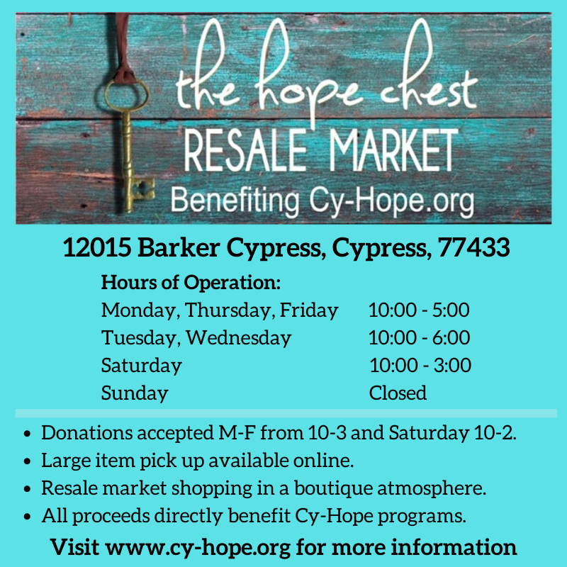 What's New at Cy-Hope - July 2020