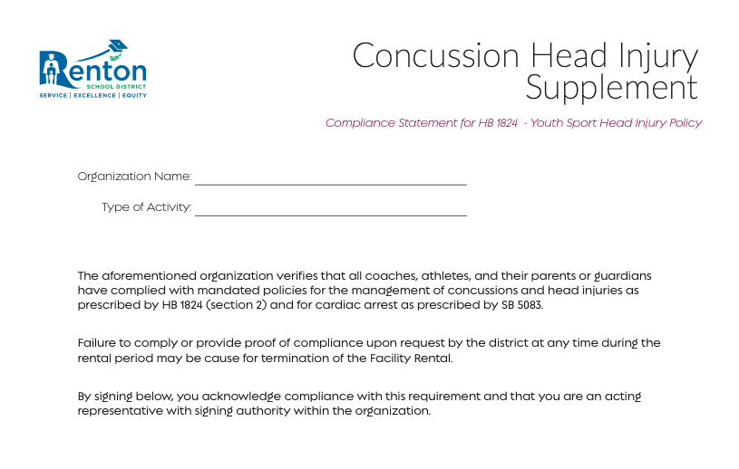 Outdoor Facility Rental Resuming