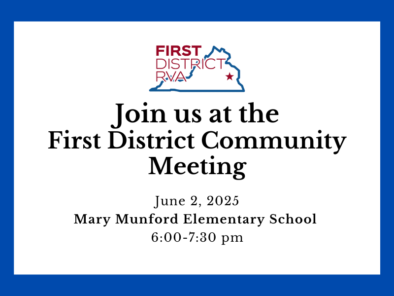 First District Community Meeting