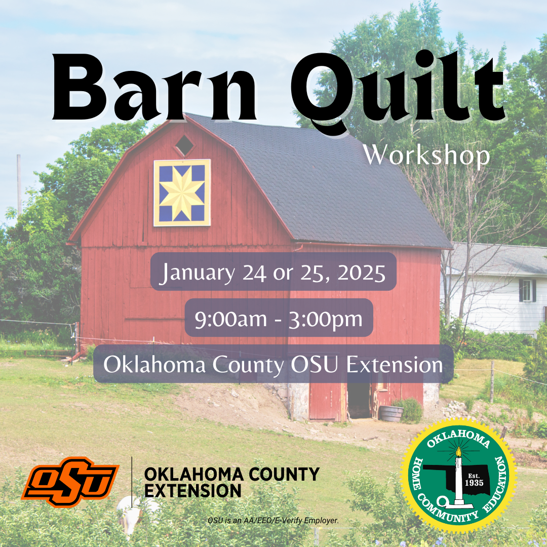 OK County OSU Extension Program Schedule