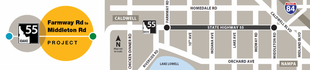 SH-55, Farmway to Middleton Project Update | February 2024