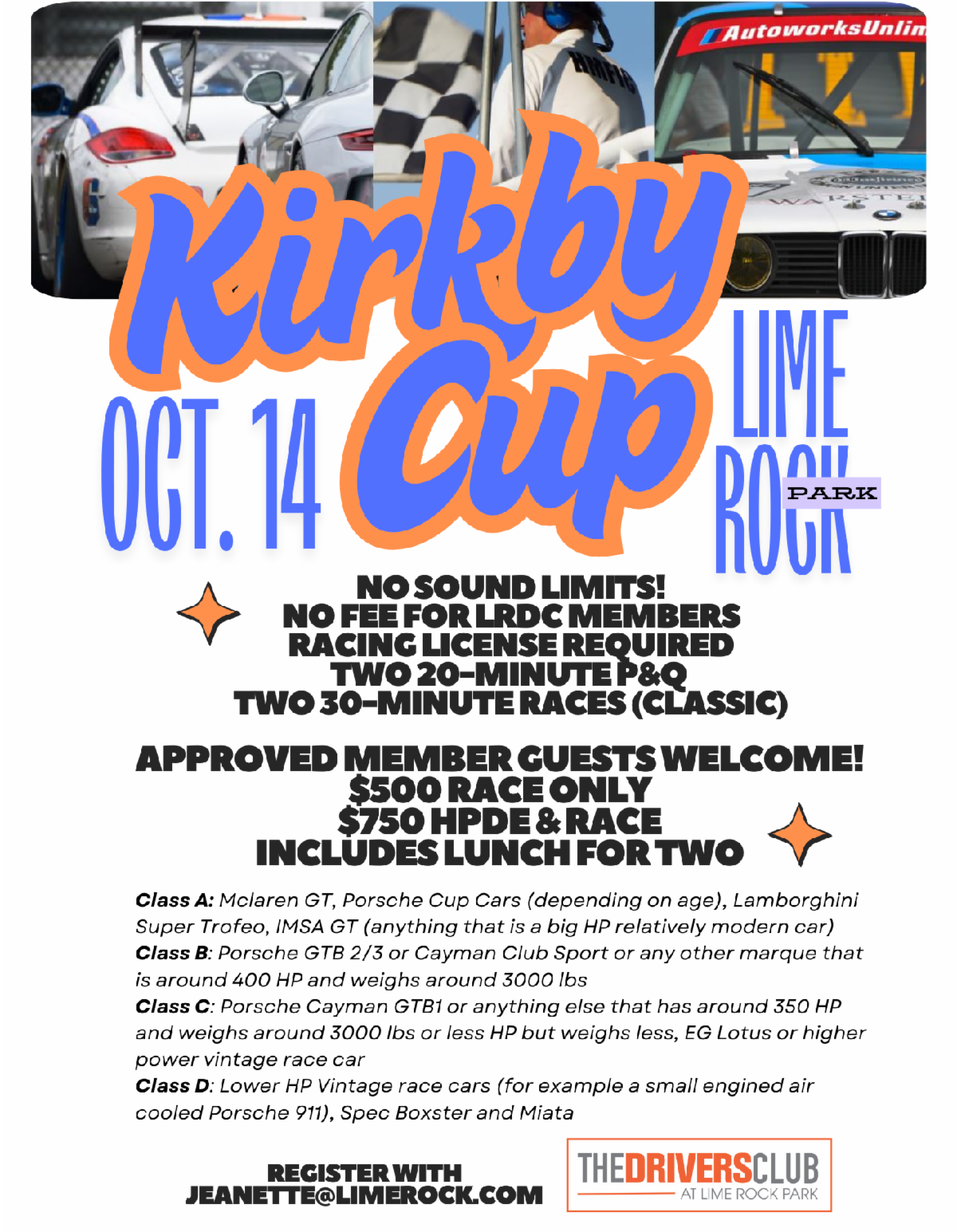 Don't Miss These Fall Dates, Club Racing, and More