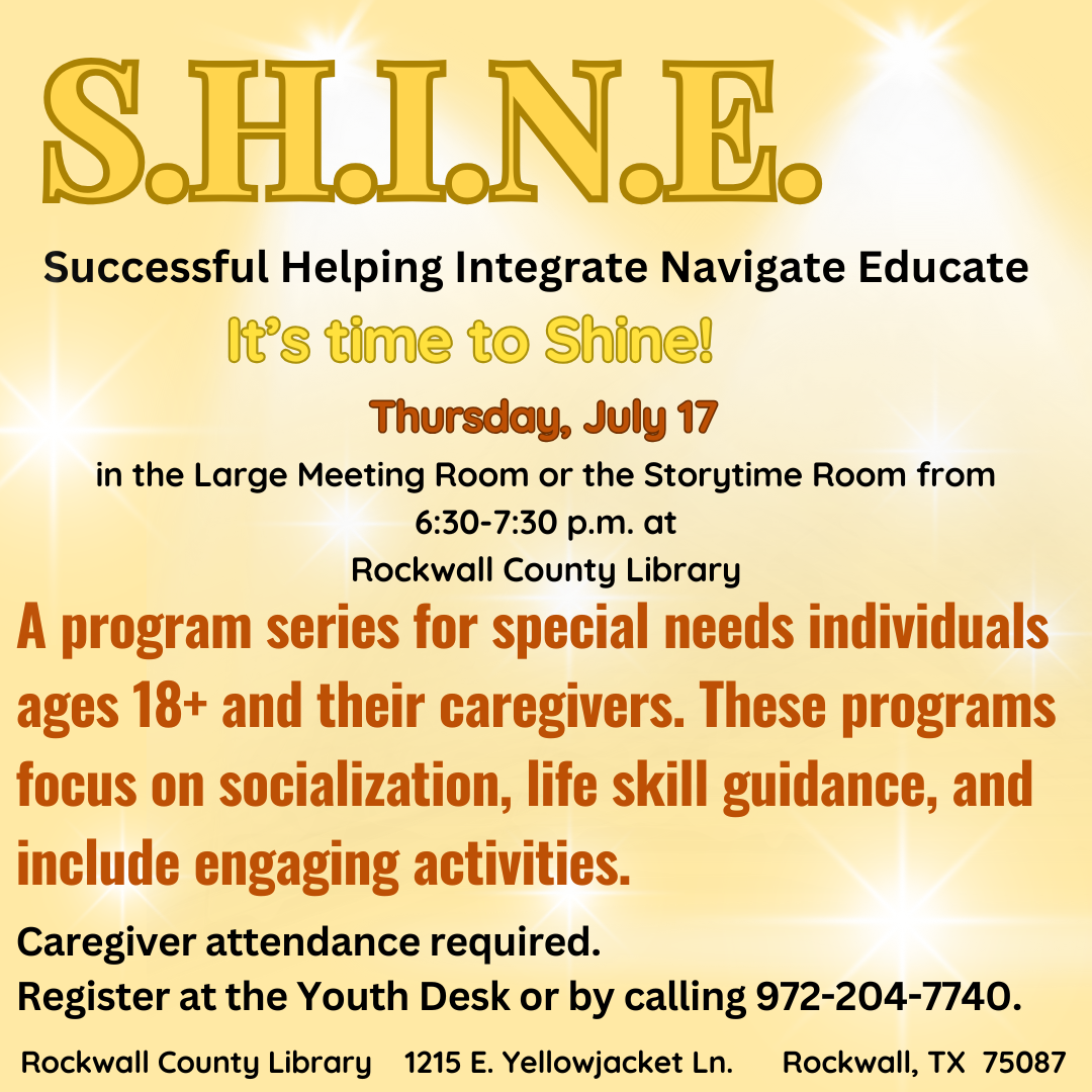 July 2025 at Rockwall County Library