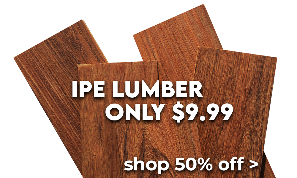 Re-Stocked! 30% Off INDIAN LAUREL Lumber.
