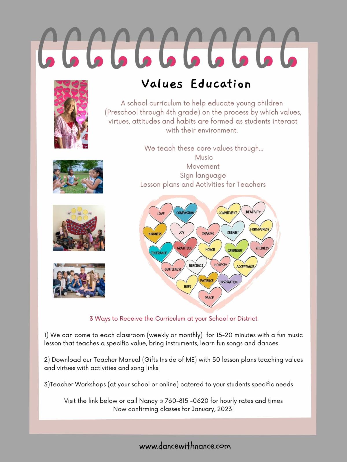 Teaching Children Values Education through Music and Movement