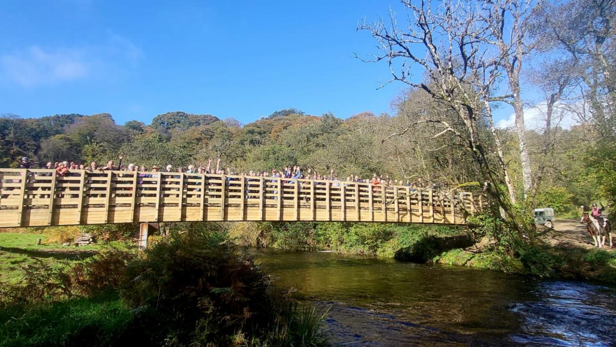 Great Bradley Bridge opens on Exmoor Day