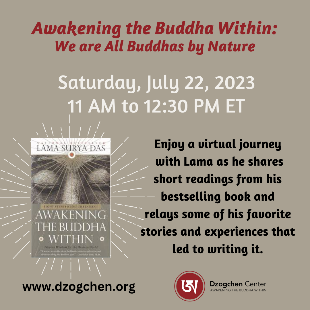 Opportunities for Practice with Lama Surya Das