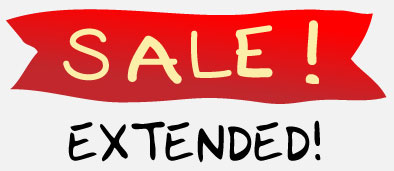 20% Off Sale EXTENDED One More Week!