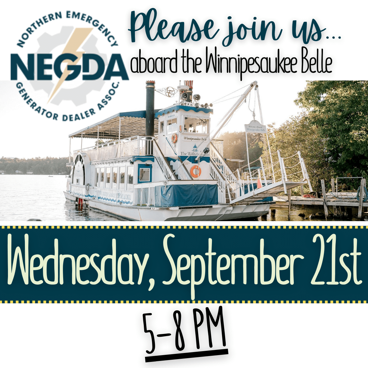 NEGDA Cruise 9/21 -- have you registered yet?