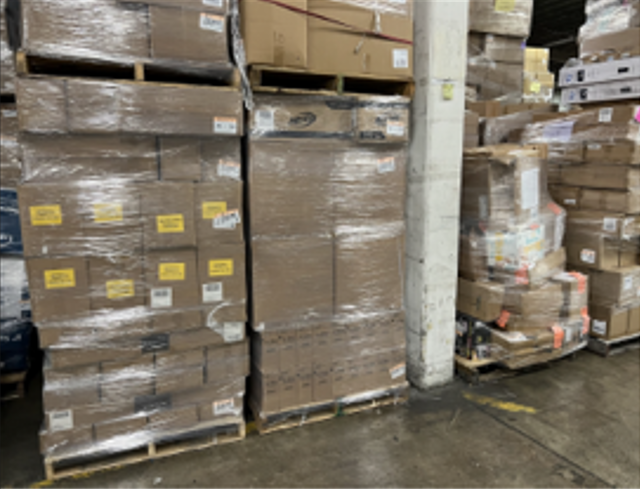 Target Case Pack/damage box loads Ready To Ship/26 tall pallets