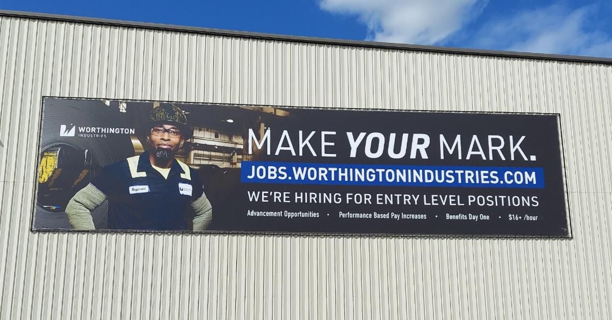 Hang Banners on Steel Buildings!