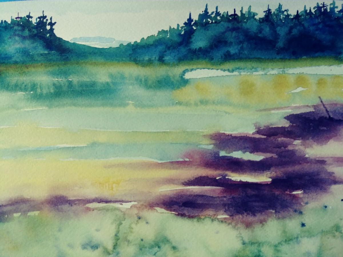 Landscapes Tuesday's Drop-In Watercolor Class