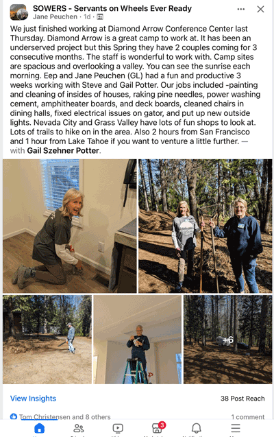 April Newsletter from the SOWER Ministry for