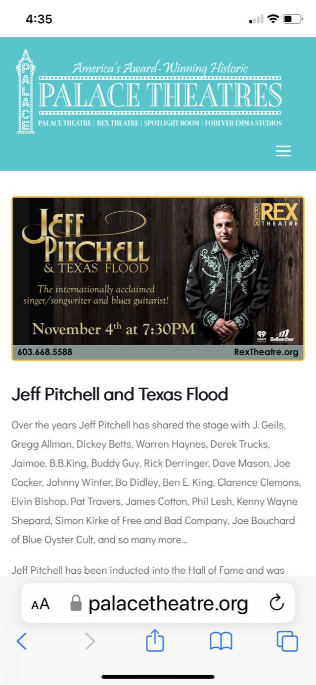 Hall of Famer Jeff Pitchell's Legends perform at CHANS, Woonsocket RI ...